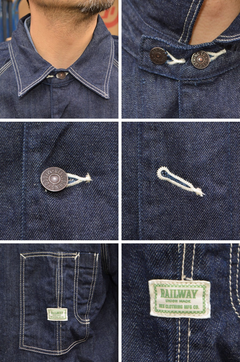 UES "912603" Denim Railroad Jacket – BEARS' -TOKYO-
